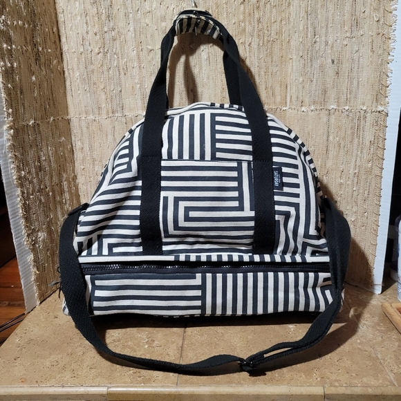 kate spade | Bags | Kate Spade Saturday Weekend Bag Black White Canvass | Poshmark